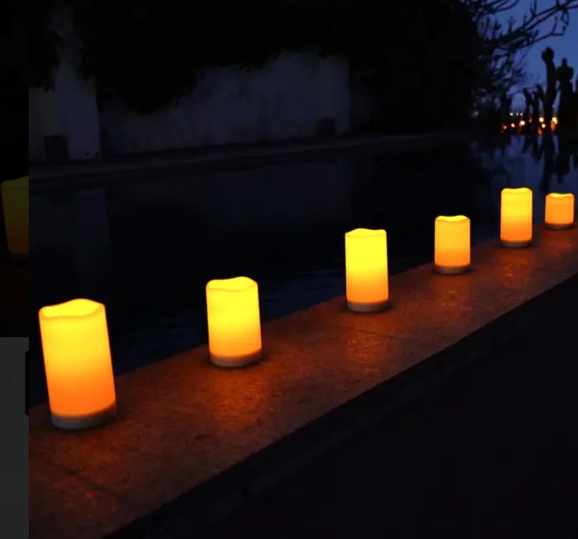 Solar Candles Outdoor Waterproof, Dusk to Dawn, Rechargeable – AE ...