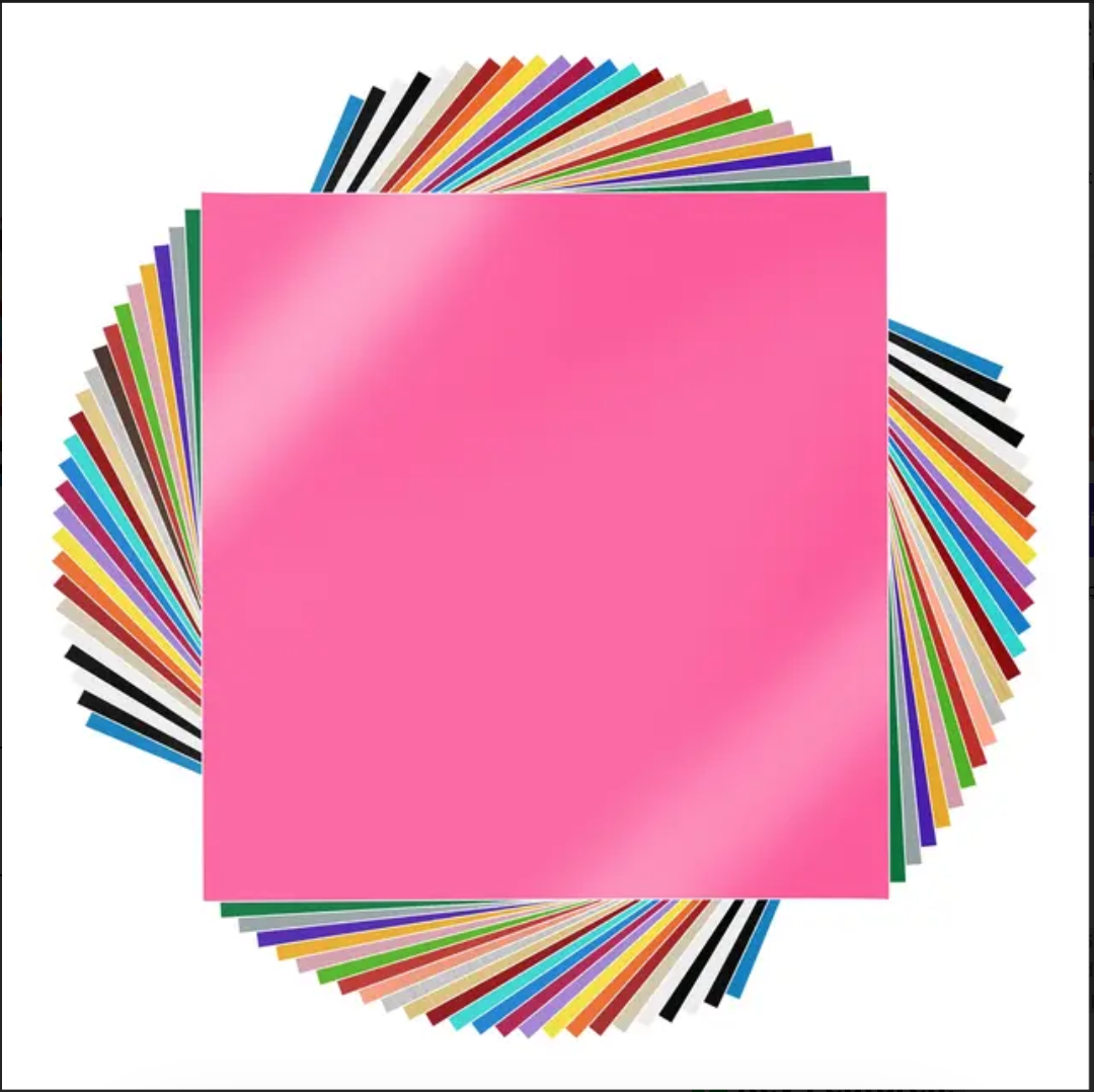 25 Pack Permanent Vinyl Sheets, Self Adhesive Vinyl for Cricut – AE ...