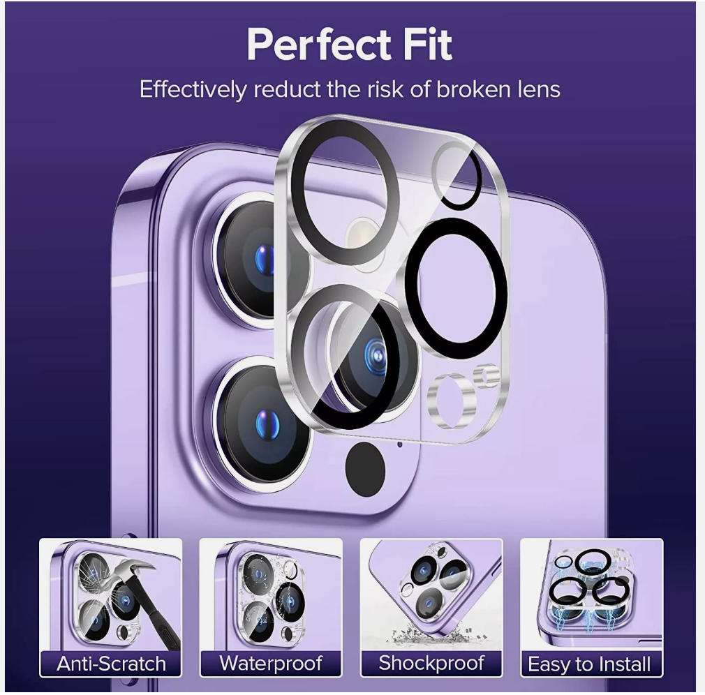 Rear Camera Lens Protector for iPhone 15 / 15 Plus / 15 Pro / 15 Pro ...