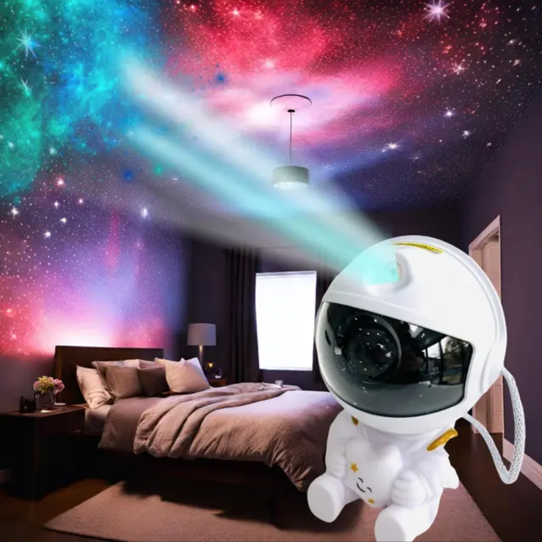 3D Astronaut Character Night Light, Novelty Nebula Star Night Lamp – AE ...