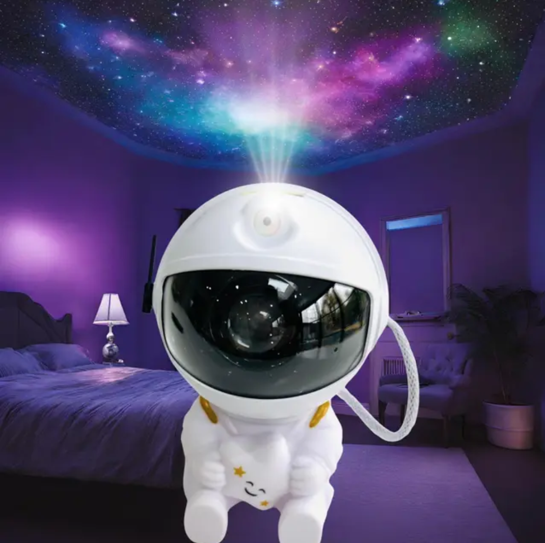 3D Astronaut Character Night Light, Novelty Nebula Star Night Lamp – AE ...