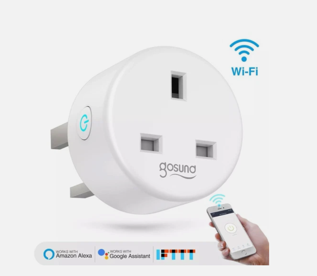 Gosund Set of 2 13A WiFi Smart Plugs – Works with Alexa & Google Home ...
