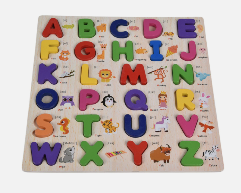 Alphabets Capital Letter Board Letter Puzzles Exercise Number Puzzles ...