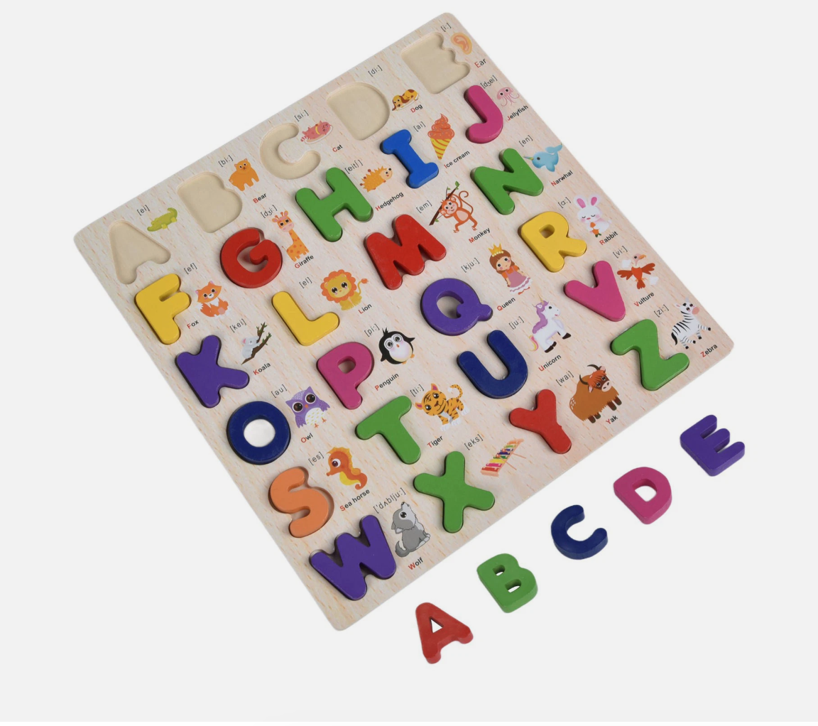 Alphabets Capital Letter Board Letter Puzzles Exercise Number Puzzles ...