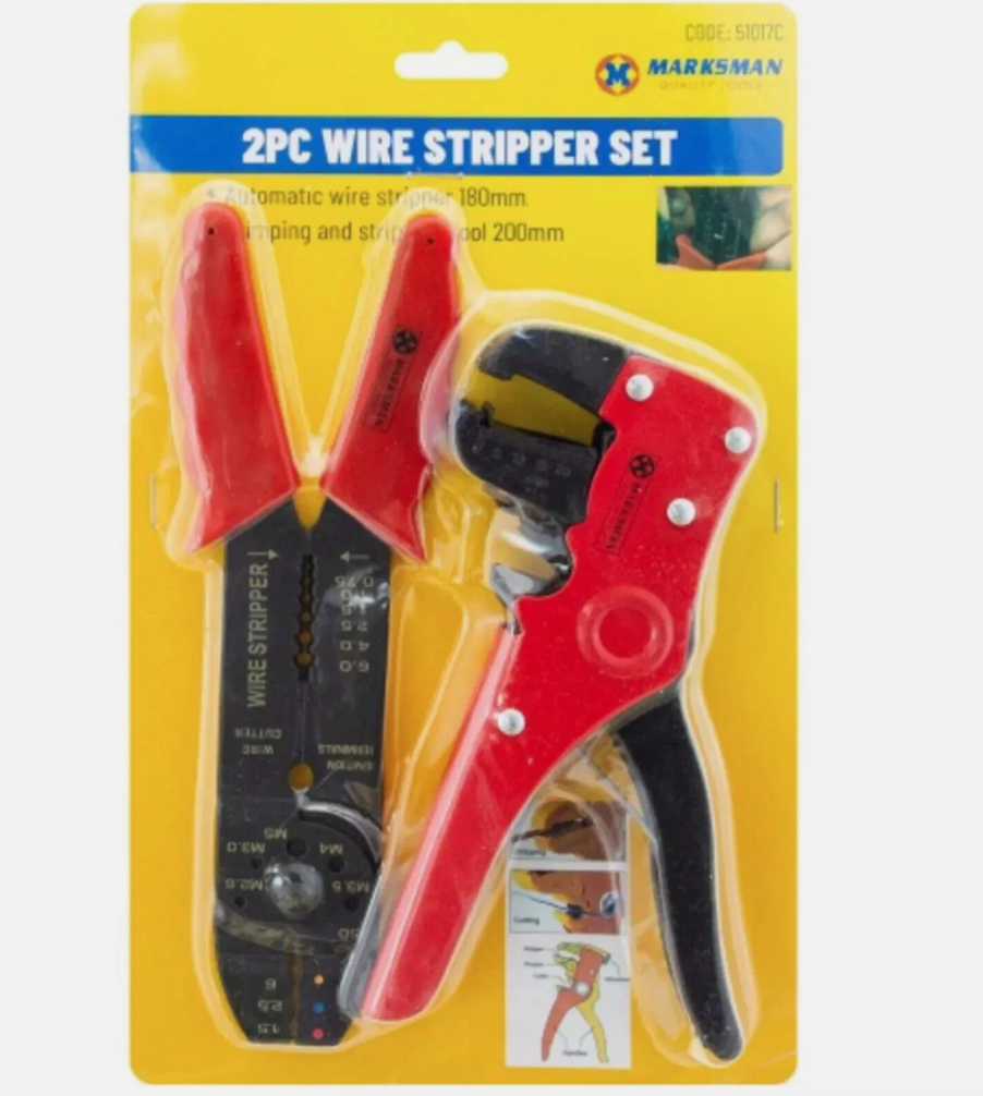 2pc Wire Strippers Set Automatic Wire Stripper & Wire Crimping Pliers ...