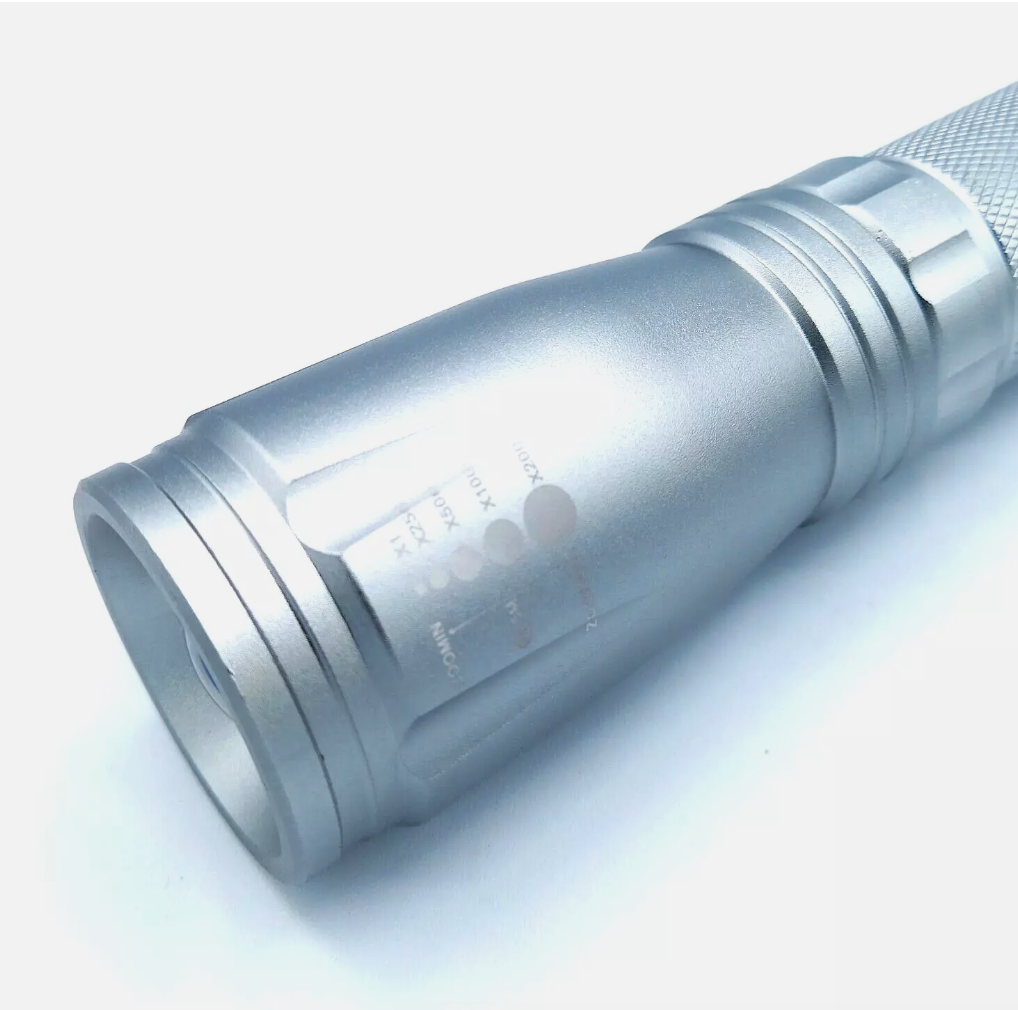 Aluminium Torch Powerful Super Bright 5 Mode LED Flashlight Adjustable ...