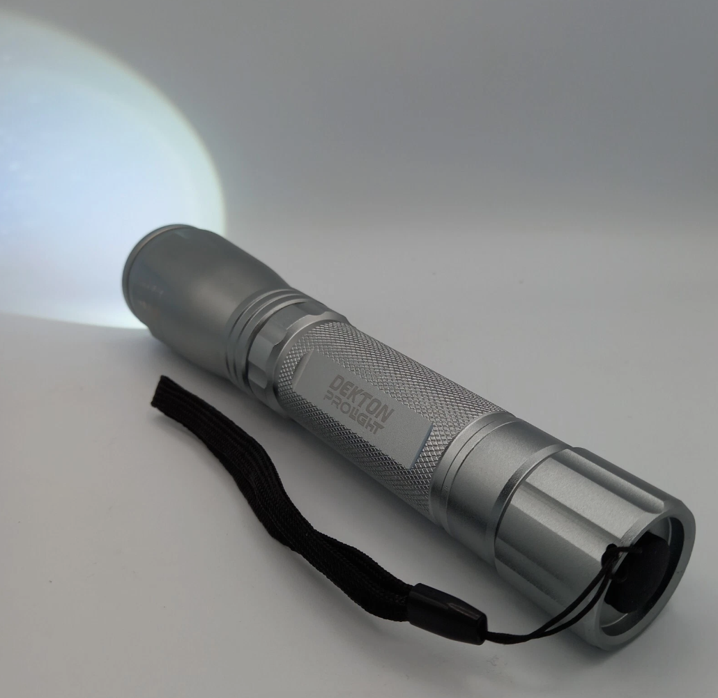 Aluminium Torch Powerful Super Bright 5 Mode LED Flashlight Adjustable ...