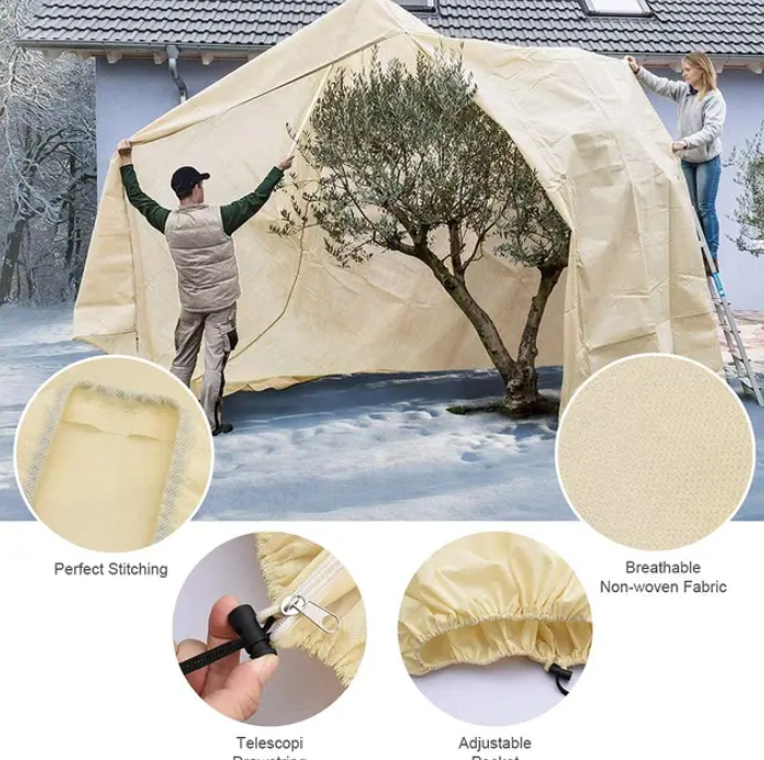Hydrogarden Winter Plant Fleece Frost Protection Plant Protection Cover ...
