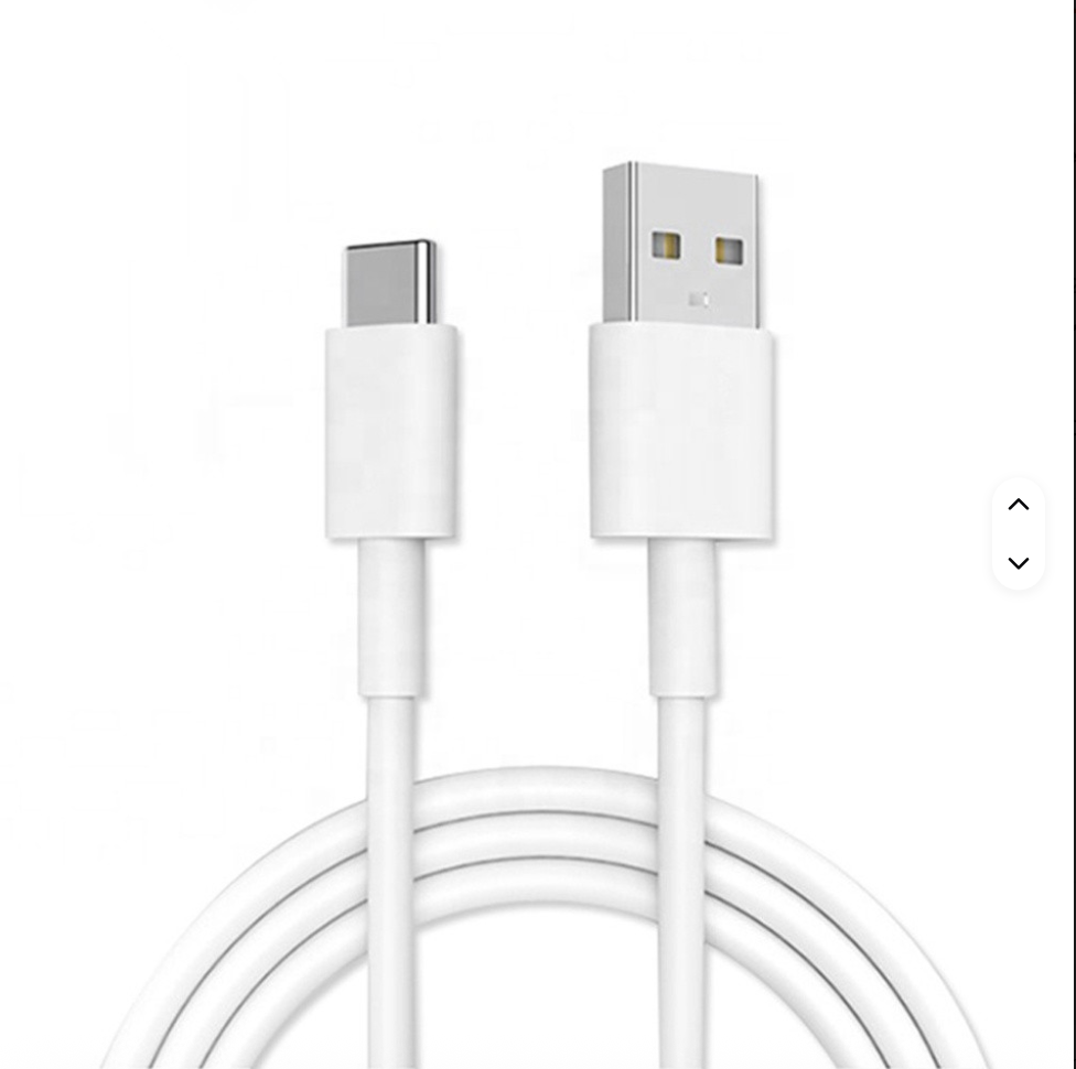 Premium USB to Type-C Fast Charging Cable – 5A High-Speed PVC Data Line ...