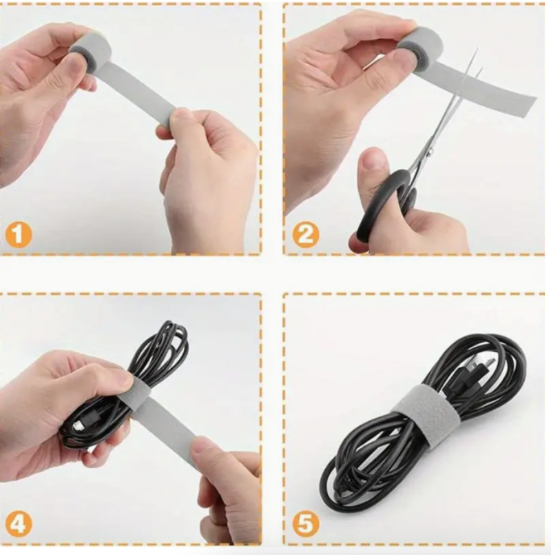 1 Roll Easy-to-Use Quick Fixing Tape – Multifunctional Cable Management ...