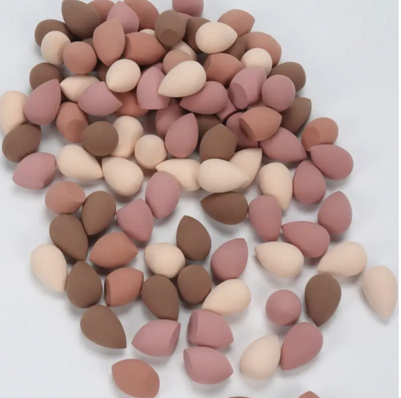 10pcs Coffee Color Mini Makeup Sponge Set – Perfect for Contouring ...