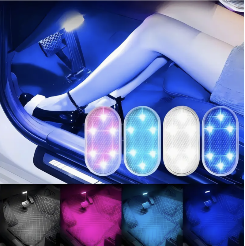 LED Touch Light – BLUE Ambient Wireless Car Interior Light | Roof ...