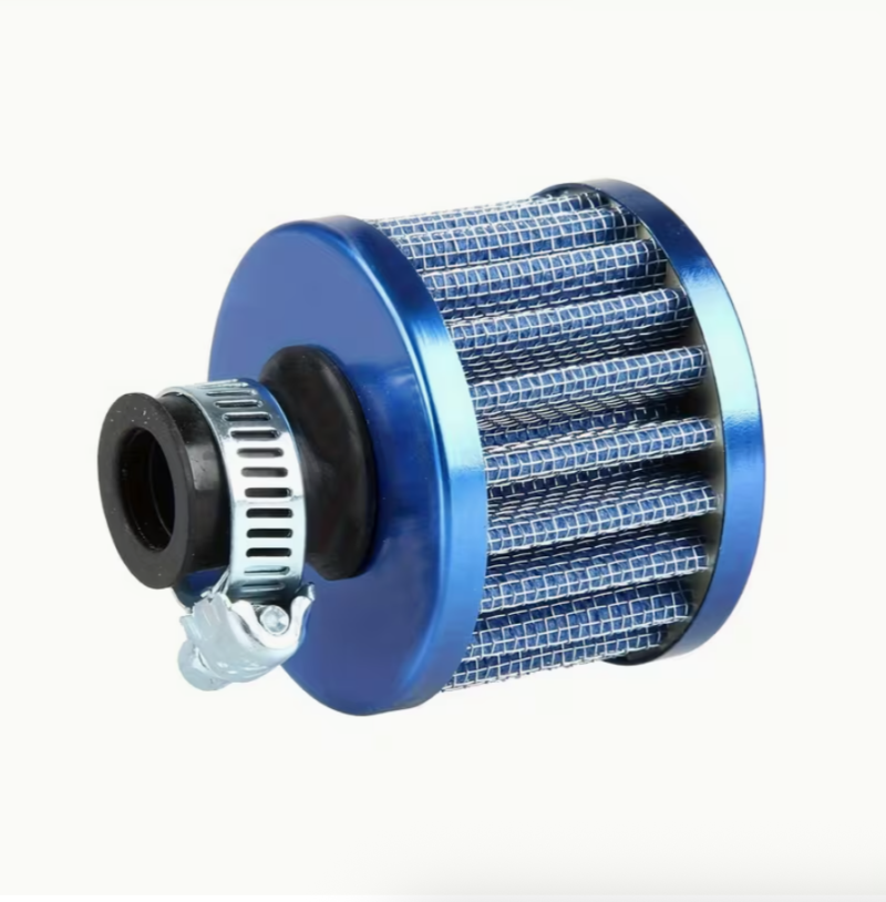 High-Flow 12mm Universal Air Filter with Turbo Ventilation – Metal Mesh ...
