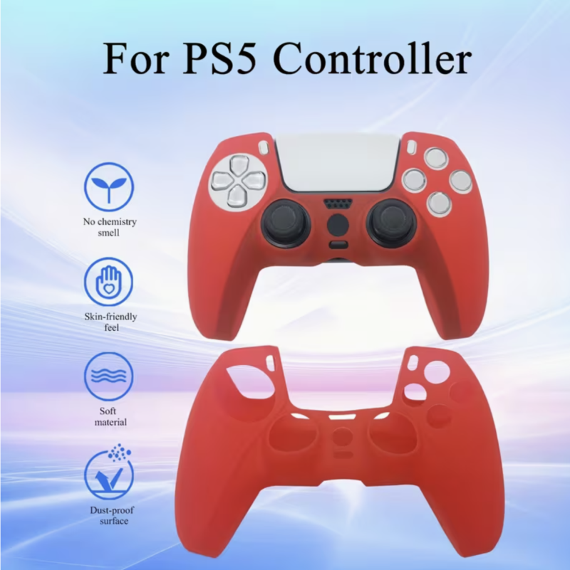 Game Controller Grip + Thumbstick Cap Set – Compatible with PS5 ...