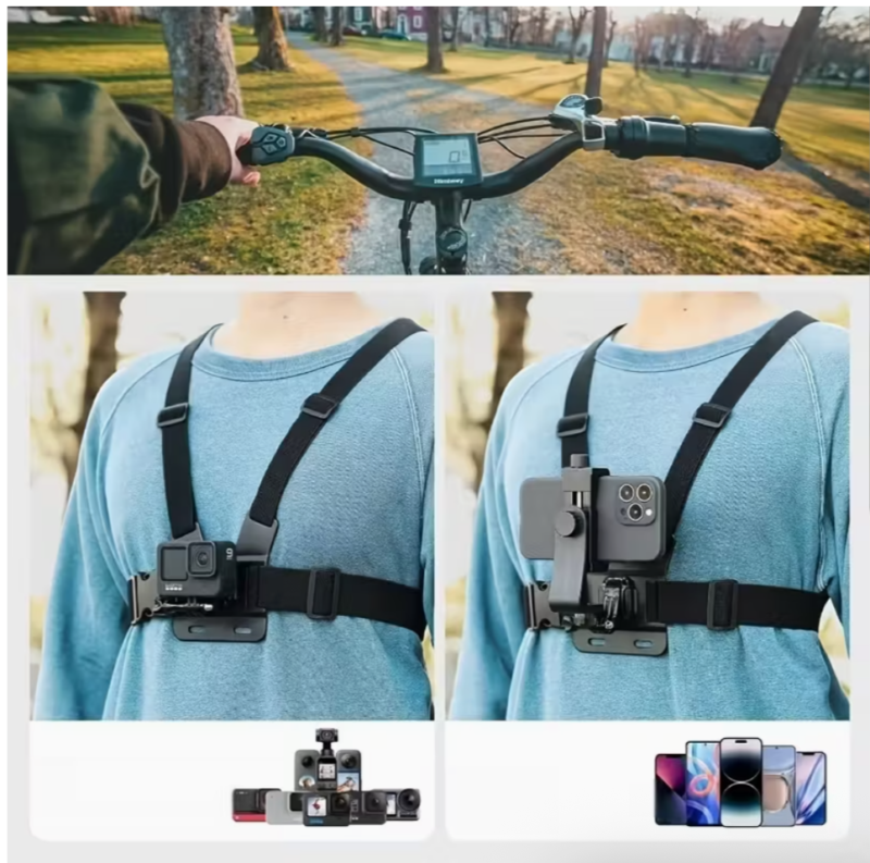 🎥 Universal Adjustable Chest Strap Mount for Action Cameras ...